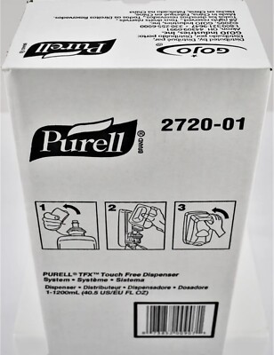 Purell TFX Touch Free 1200mL Automatic Hand Dispenser New In Box Soap ...
