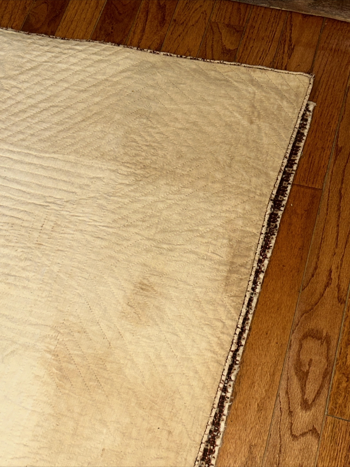 Huge Early Hand Stitched Quilted Antique 1800’s Quilt Bittersweet Earth ...