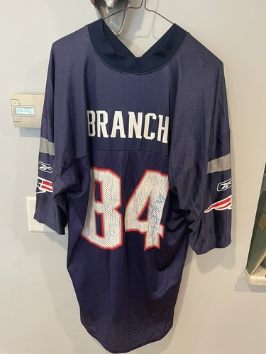 Autographed Deion Branch Jersey New England Patriots | eBay