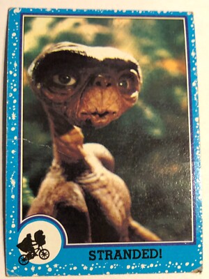 Topps 1982 E.T. The Extra-Terrestrial Trading Card #03 STRANDED! | eBay