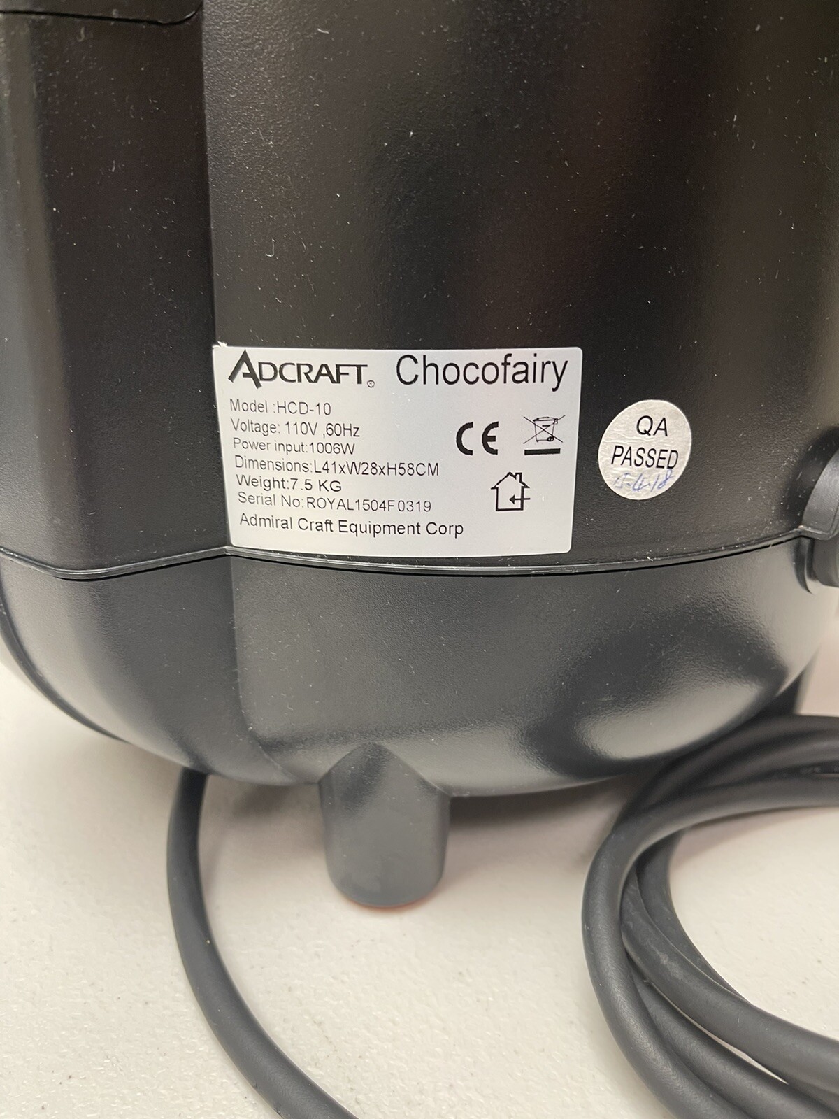Adcraft ChocoFairy HCD-10 10 Liter Capacity Hot Chocolate Dispenser | eBay
