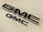 2021-2024 GMC Yukon Yukon XL GM Front & Rear Chrome Black Emblem Kit ...