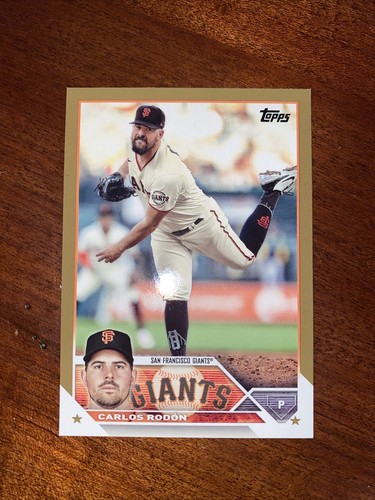 2023 Topps Series 1 Carlos Rodon Gold /2023 San Francisco Giants #179 ...