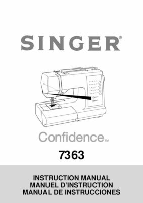 Singer 7363 Sewing Machine/Embroidery/Serger Owners Manual Reprint FREE ...