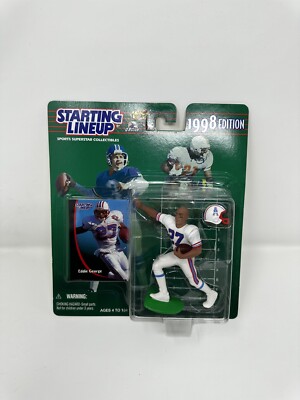 1998 Edition Starting Lineup Eddie George - NFL Action Figure - Houston ...