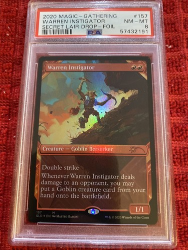MTG Warren Instigator Secret Lair Drop Series 157 Foil Mythic PSA 8 NM ...