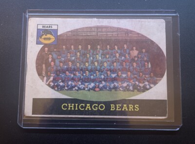 BEARS TEAM 1958 Topps Football card #29 Chicago Bears | eBay