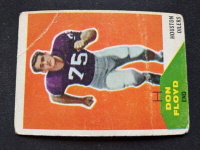 1960 Fleer Football Card # 113 Don Floyd RC - Houston Oilers (GD) | eBay