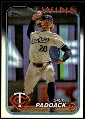 2024 Topps Update #US14 Chris Paddack Rainbow Foil E1 | eBay UK