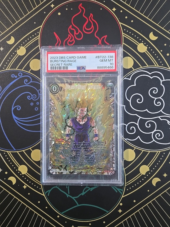 Bursting Rage SCR PSA 10 BT22-138 Critical Blow Dragon Ball Super | eBay