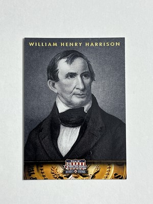 2012 Panini Americana Heroes & Legends President Card William Henry ...
