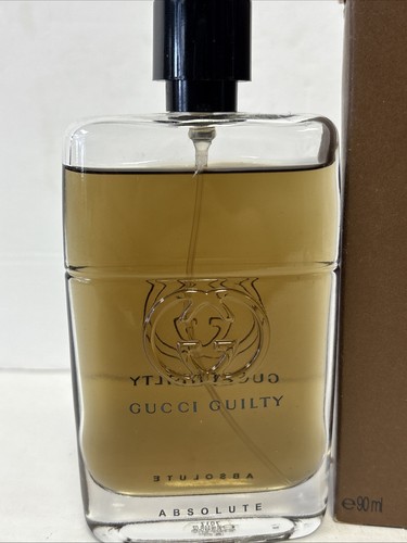 Gucci Guilty Absolute Cologne 90% Full. No Cap Or Box 3 OZ | eBay