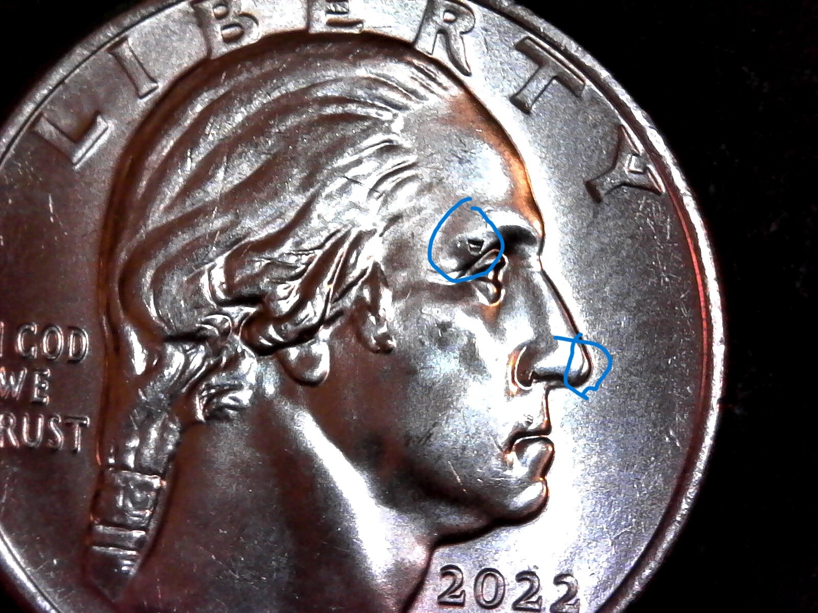 2022 P Wilma Man Killer Quarter **Gouge Error** Uncirculated | eBay