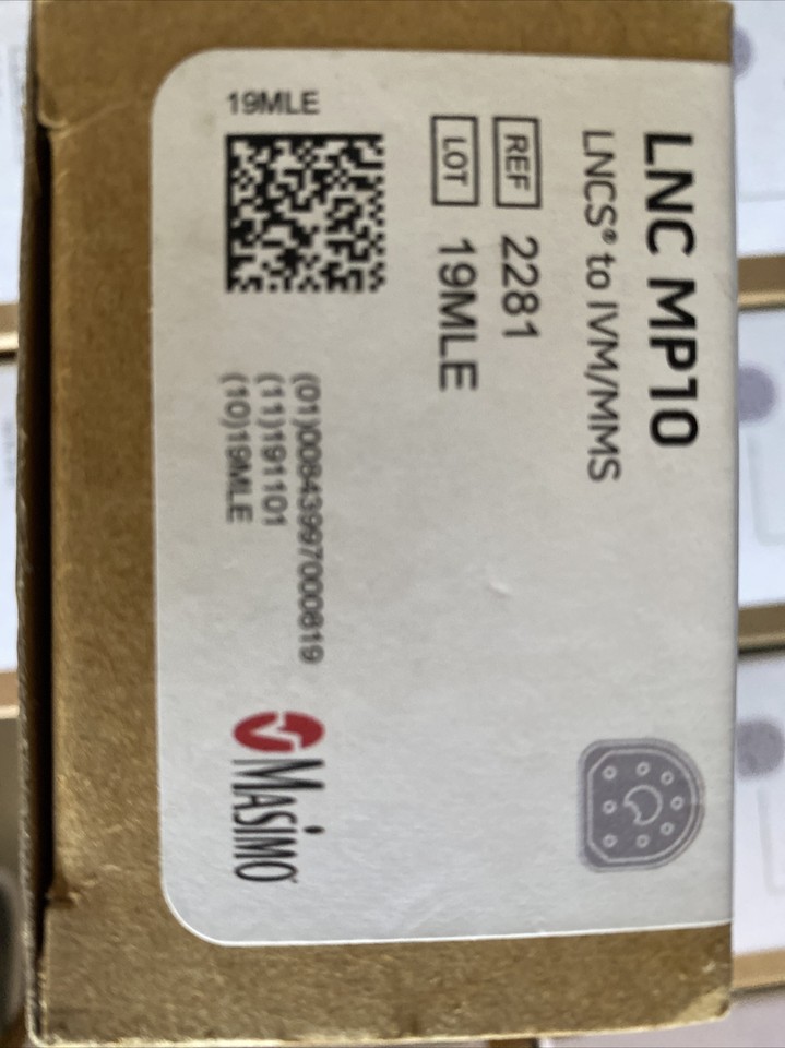 Masimo SET 2281 LNC MP10 Adapter Cable For Philips Defib NEW IN BOX | eBay