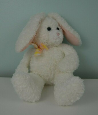 Gund Cottontail & Dazy Bunny Rabbit Plush Stuffed Animal White Yellow ...