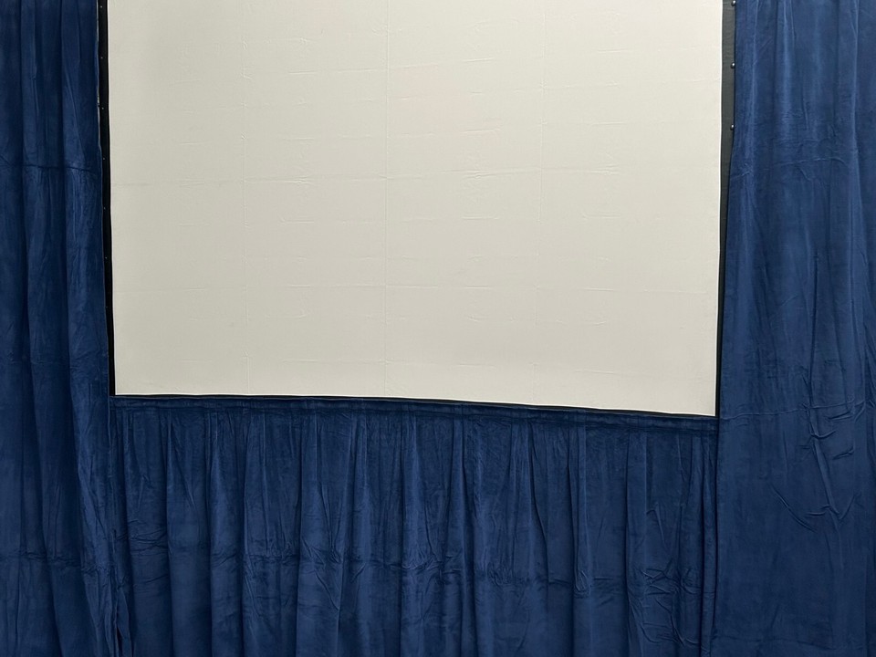 Fast Fold projection screen 8ft x 6ft Front & Rear Fastfold screen ...