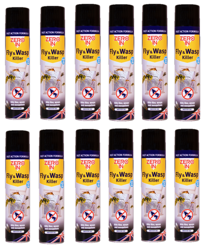 Fly And Wasp Killer Kills Flies Wasp Midges Mosquito Fast Acting 300ml ...