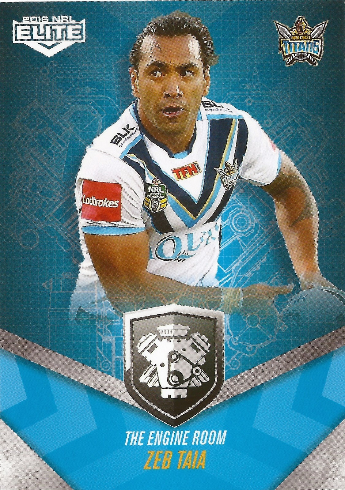 2016 NRL Elite Engine Room (ER 20 / 64) Zeb TAIA Titans | eBay