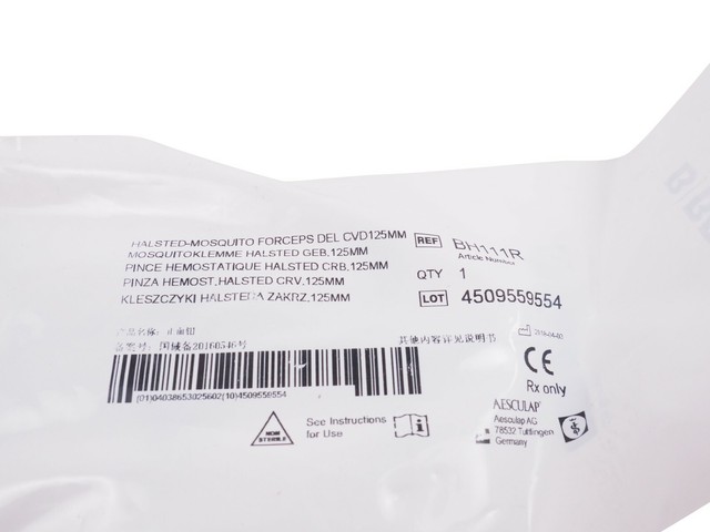 Aesculap Surgical Curved Halsted Mosquito Forceps BH111R for sale ...