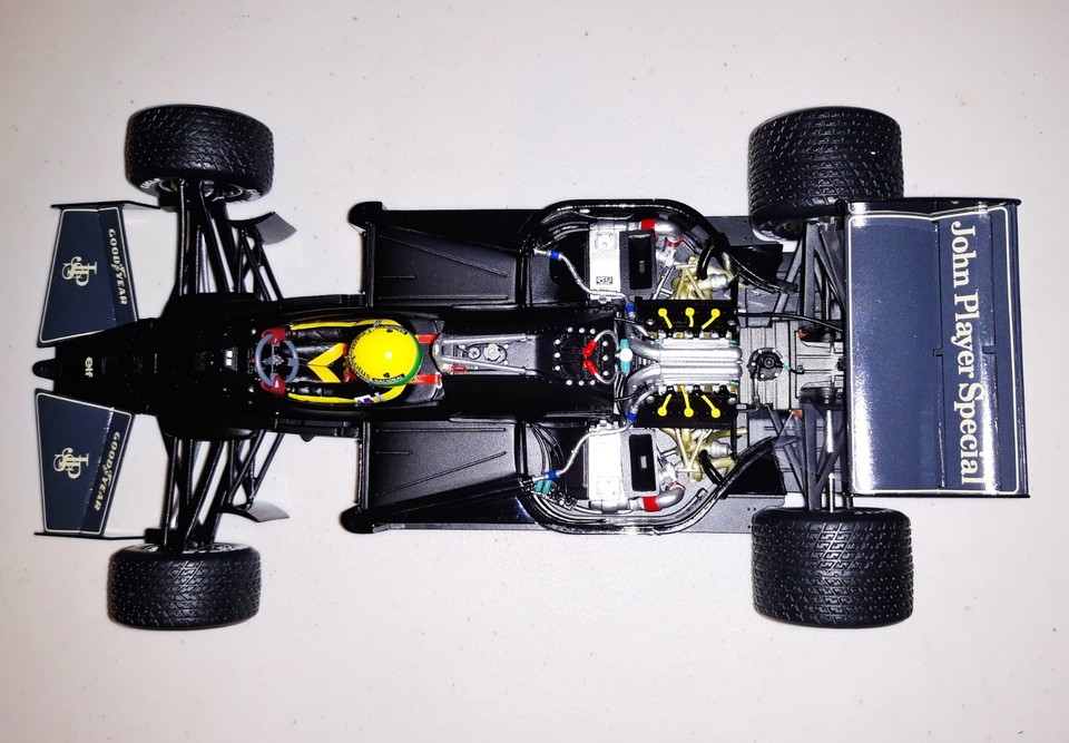 Premium-X 1/18 Lotus 97T - A. Senna's 1st Win ('85 Portuguese GP) w/JPS ...