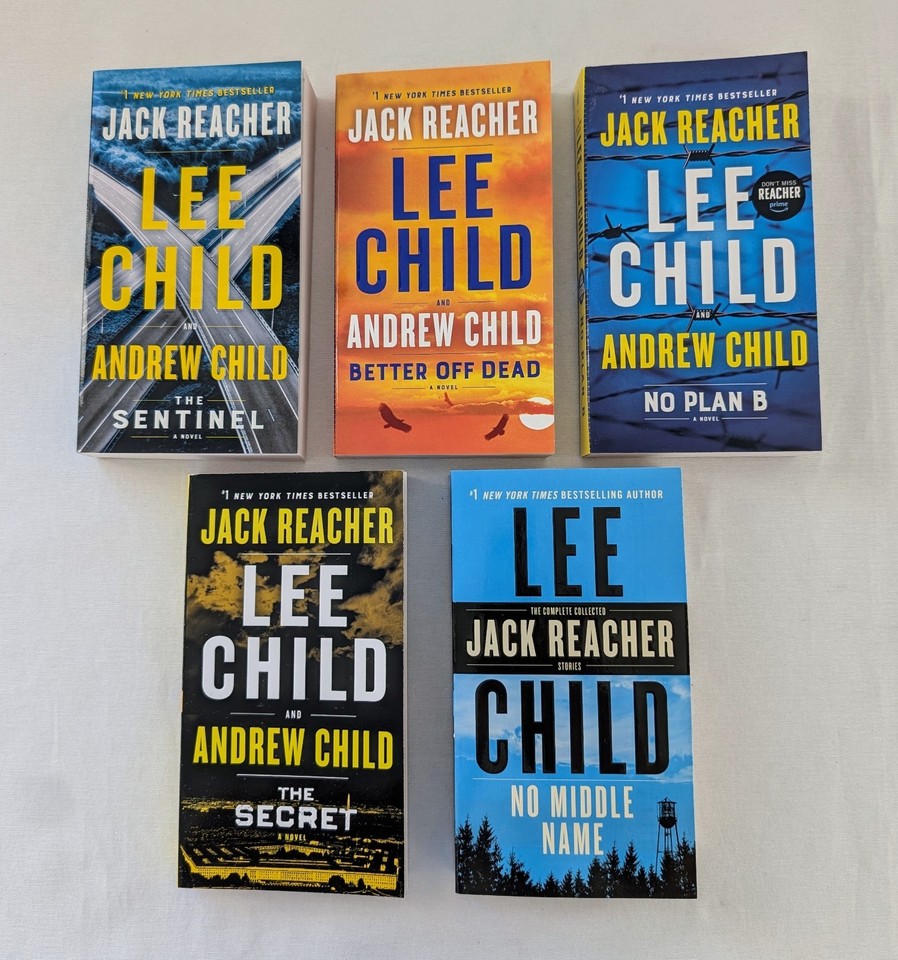 JACK REACHER Books LEE & ANDREW CHILD Complete Series 29 Paperback Book ...