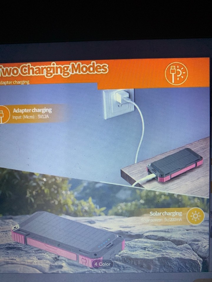 38800 mah portable or solar charger with 4 cords 2 usb 2 flashlights a ...