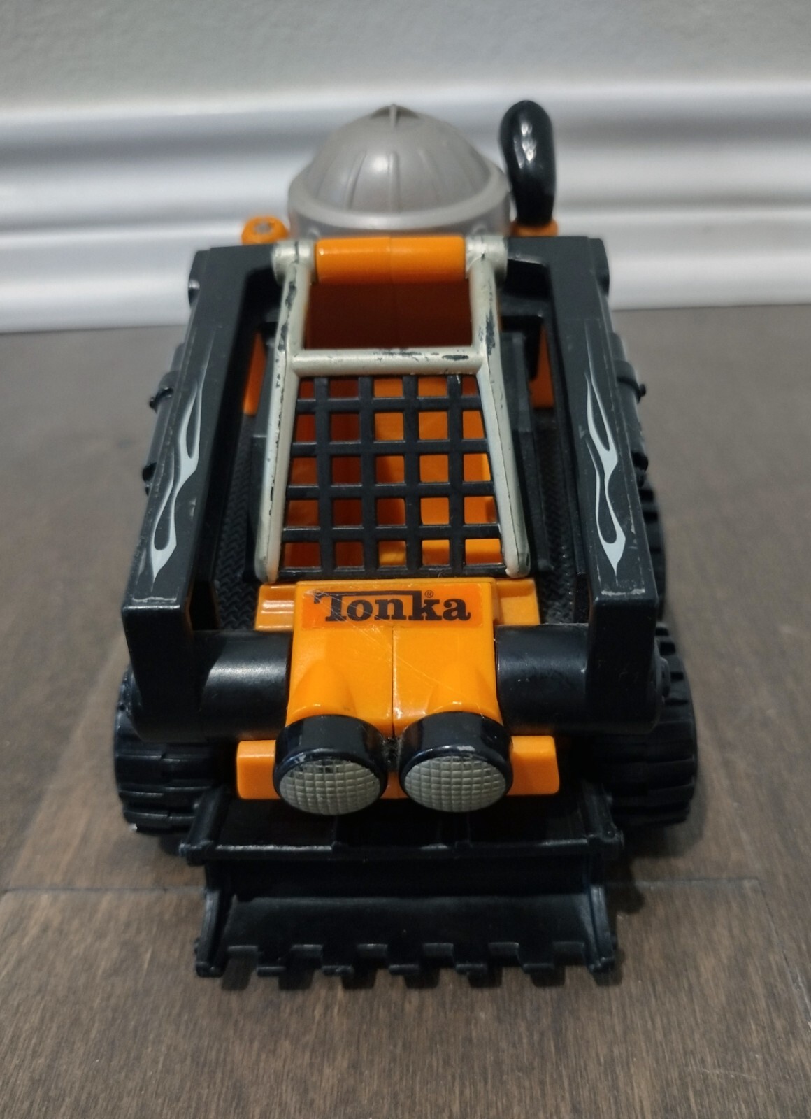 Rare Tonka Construction Destroyer Vintage Tough Truck Bulldozer Orange ...
