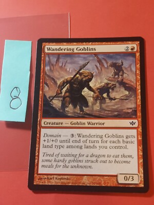2009 Magic The Gathering Conflux #76 Wandering Goblins, C, Red, NF, cd8 | eBay