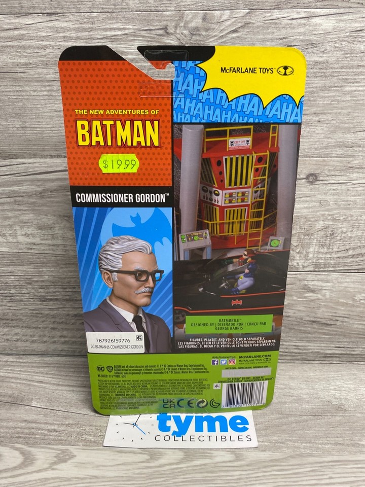 Commissioner Gordon Batman '66 1/12 Scale Action Figure McFarlane Toys ...