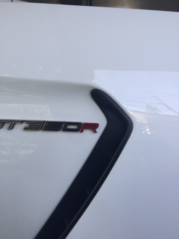 Gt350R Fender Emblems R logo (1 set Of 2) Made In The USA! (Black ...