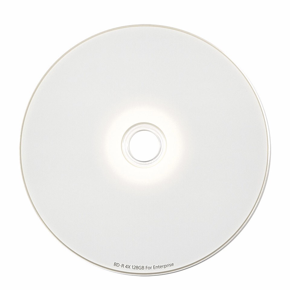3 Sony 128gb 4x BD-R XL White Inkjet Printable Blu-ray Disc Media ...