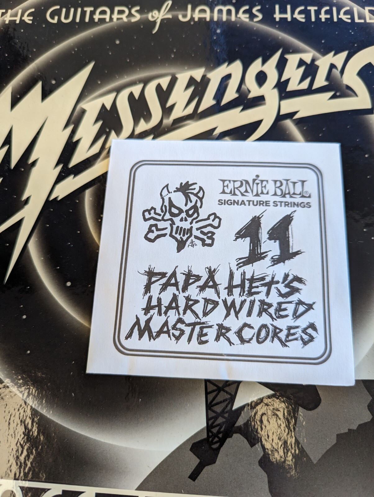 James Hetfield LIMITED DELUXE EDITION SIGNED BOOK Messengers METALLICA ...