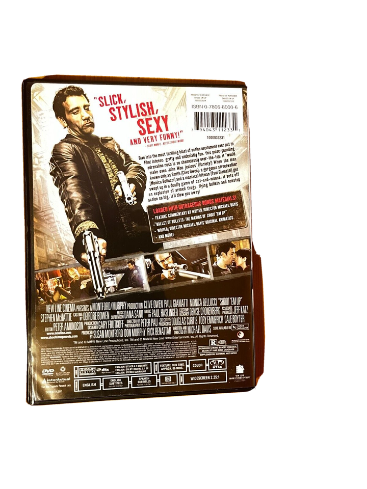 Shoot 'em up : NTSC Region 1 DVD Clive Owen, Paul Giamatti, Monica ...