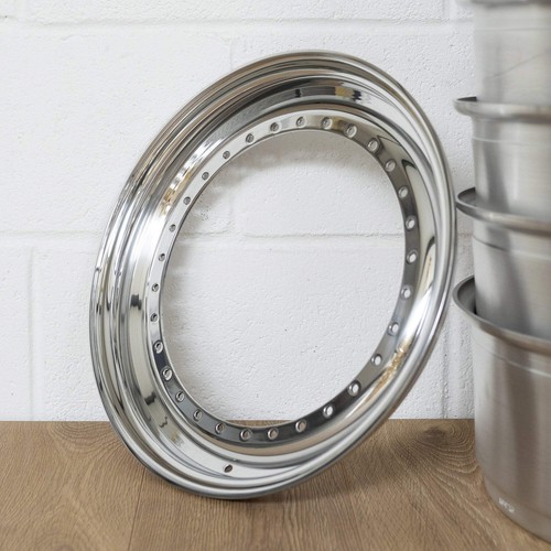 15" to 16" 0.5" BBS RS 30 Bolt Hole Aluminium Outer Wheel Lip 3PC Split ...