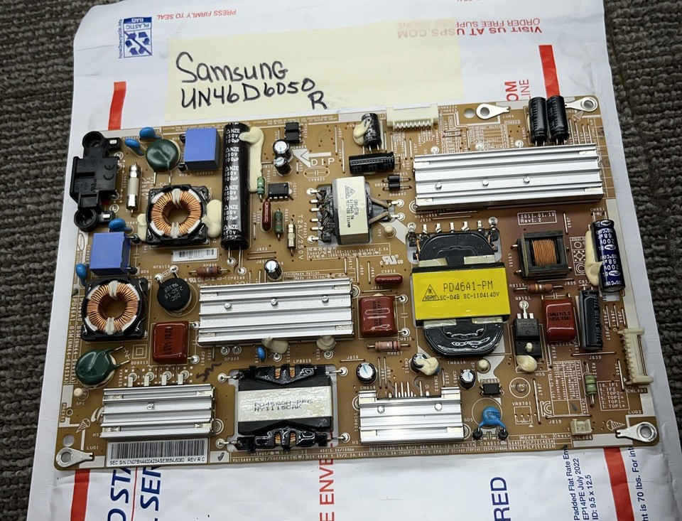 SAMSUNG UN46D6050 UN46D6000 POWER SUPPLY BN44-00482A PSLF151A03S | eBay