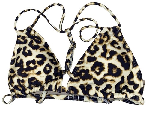 Abercrombie & Fitch Animal Print String Bikini Triangle Top Sz. Small ...