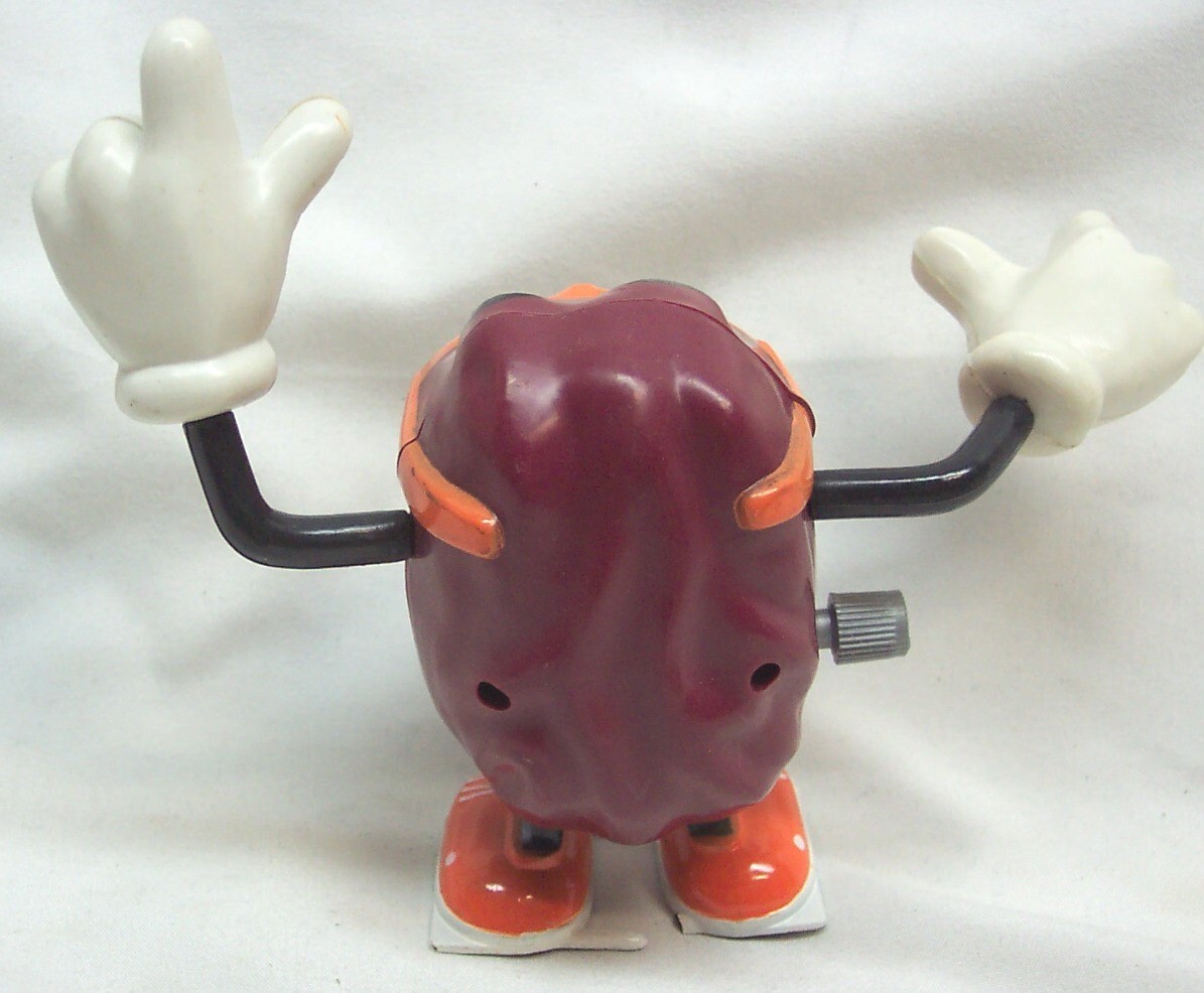 VINTAGE Applause 1988 Orange CALIFORNIA RAISINS 5" Plastic Wind Up ...