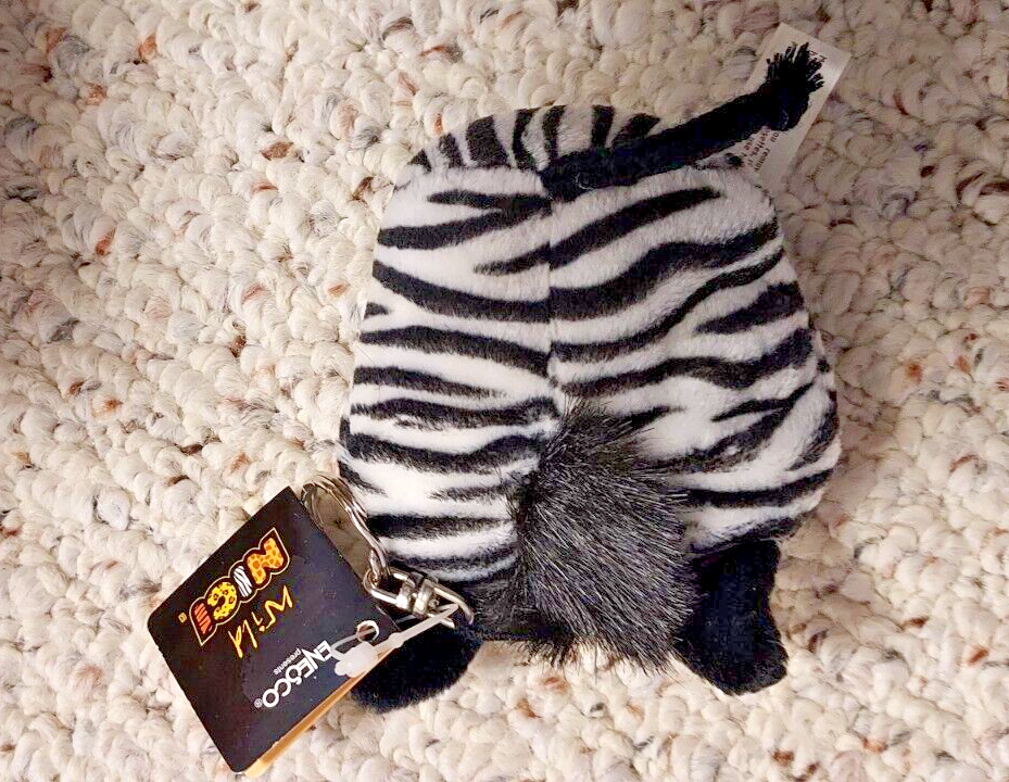 Nici Plush Zebra Key Chain Photo Insert NWT | eBay