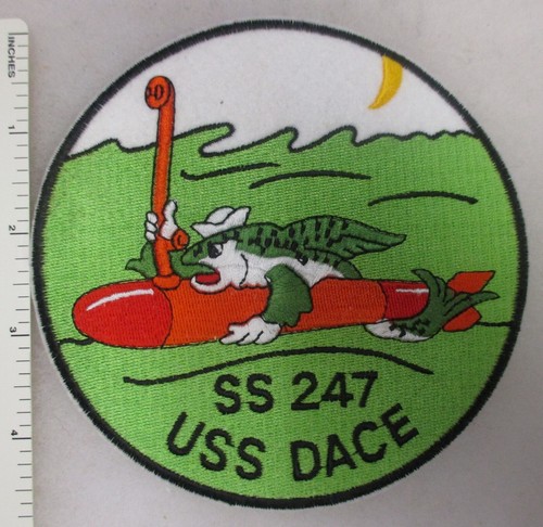 US NAVY SS-247 USS DACE SUBMARINE PATCH Made for Veterans After WW2 E1 ...