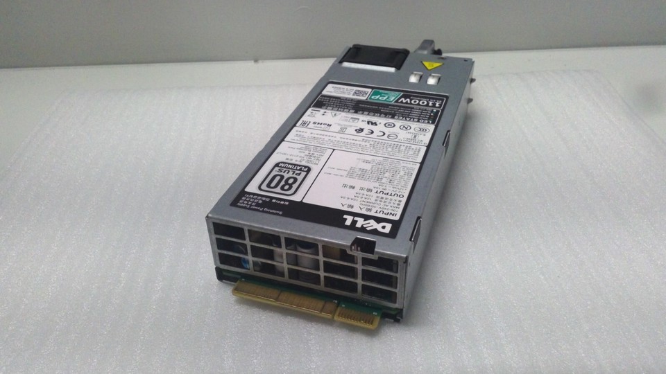 Lot of 2 - Dell 1100w EPP Power Supply for R740 80 Plus CMPGM L1100E-S0 ...