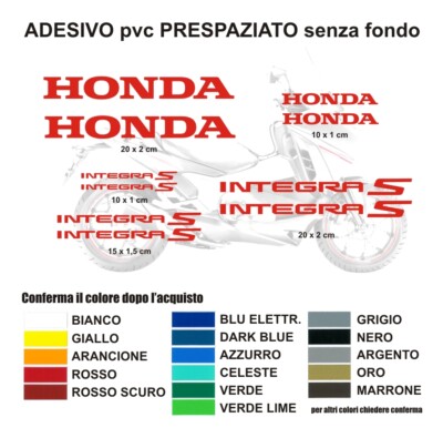 Adesivi INTEGRA stickers logo targhette 2020 750 S 750S scooter decals ...