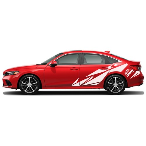 Pattern Decal For Honda Civic LX Sport Touring EX sticker Stripe ...