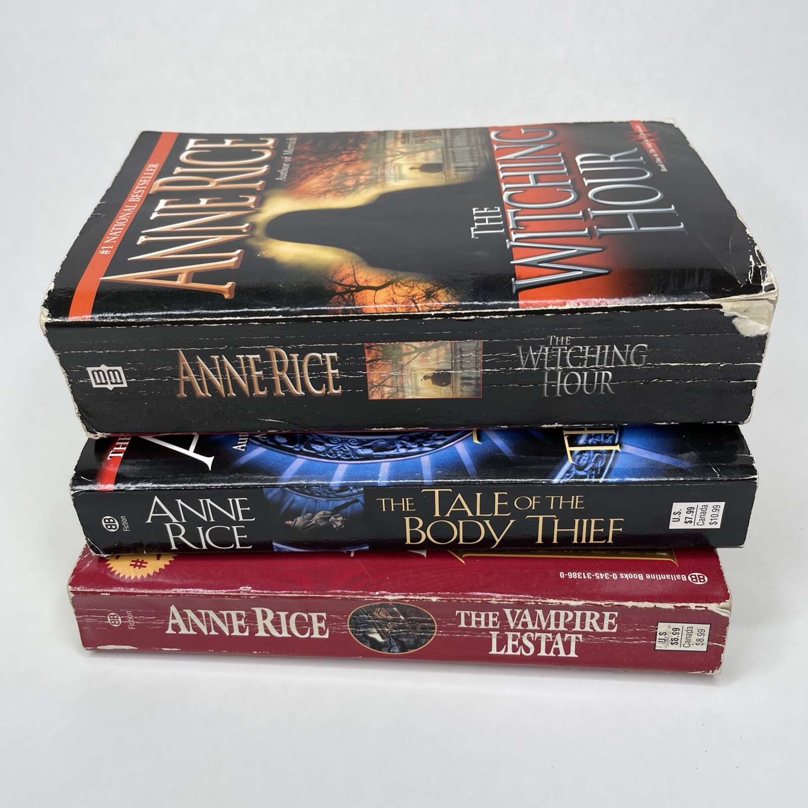 Lot Of 3 Anne Rice Mystery Horror Novels Paperback Vampire Witch Books ...