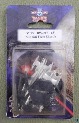 Minbari Flyer Shuttle (Babylon 5 Wars Metal Miniatures) Agents of ...