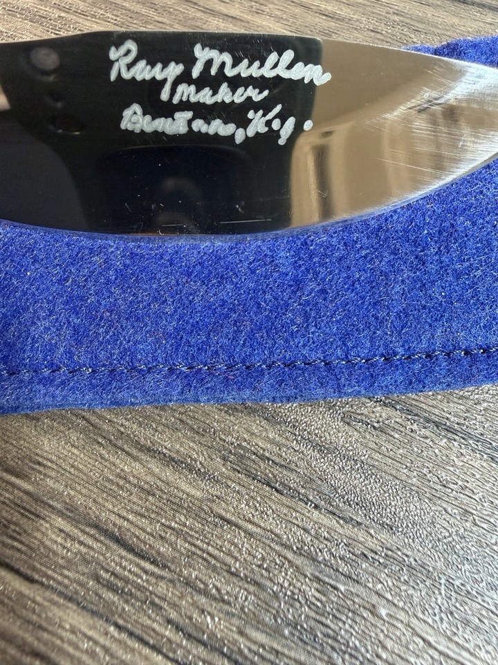 NICE Custom Handmade 8" Stag Fixed Blade Knife by Ray Mullen, Benton KY ...