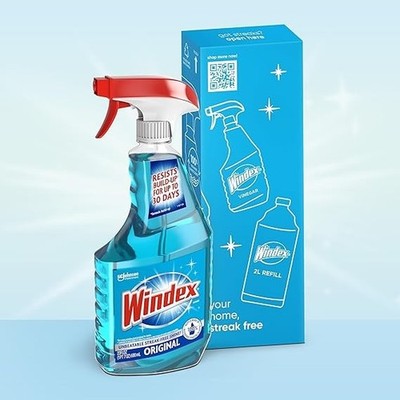 Windex Glass and Window Cleaner Spray Bottle, Packaging Designed to ...