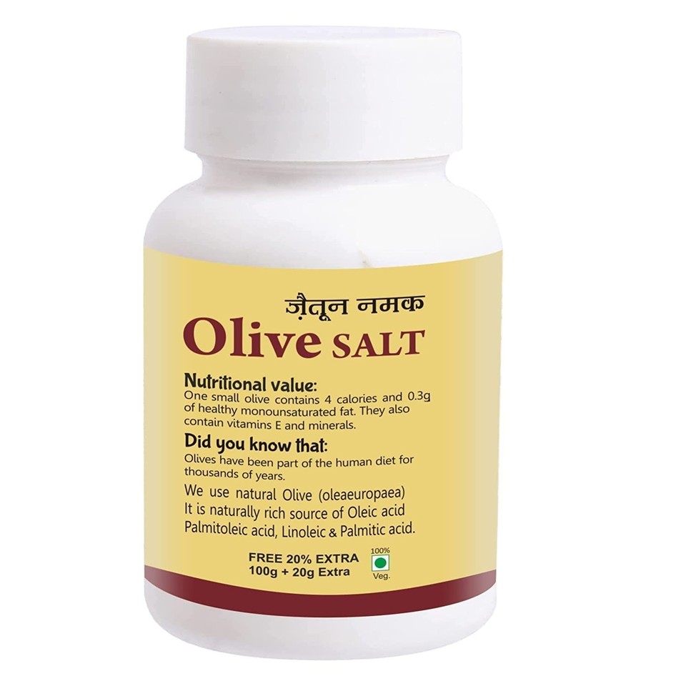 Health Choice Jaitun Namak,Olive Salt, for Boost Immunity (50g + 10g ...