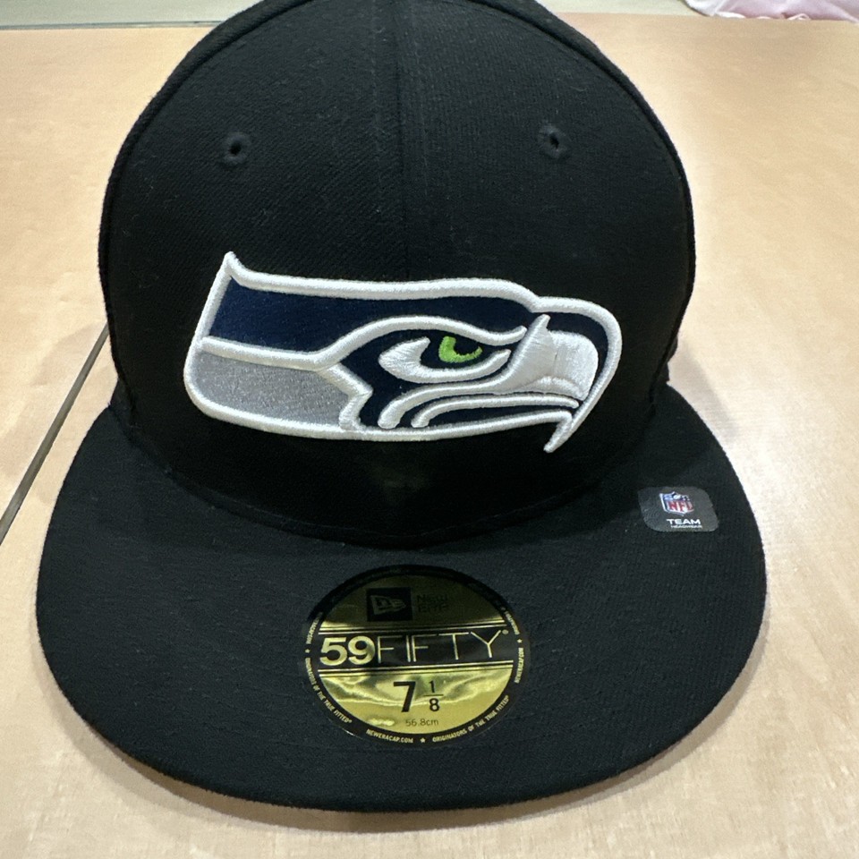 Seattle Seahawks New Era 9Fifty Logo Snapback Hat Cap w/ Established ...