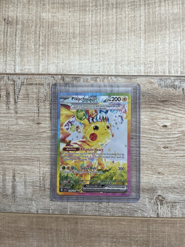 Pikachu EX 238/191 Surging Sparks Special Illustration Rare SIR Pokemon ...