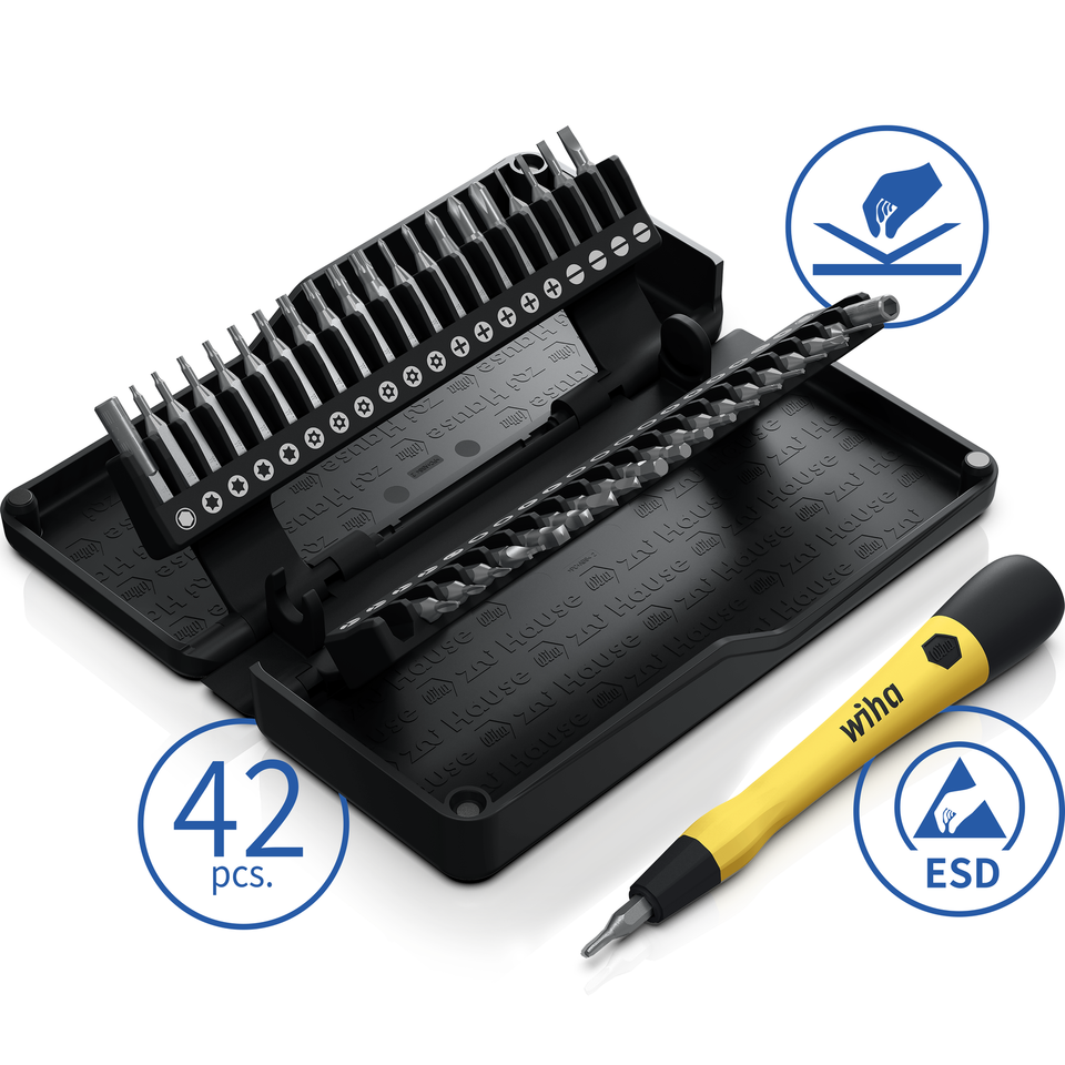 Wiha zai Hause Micro Bit Set mit ESD Feinmechanik Schraubendreher | eBay
